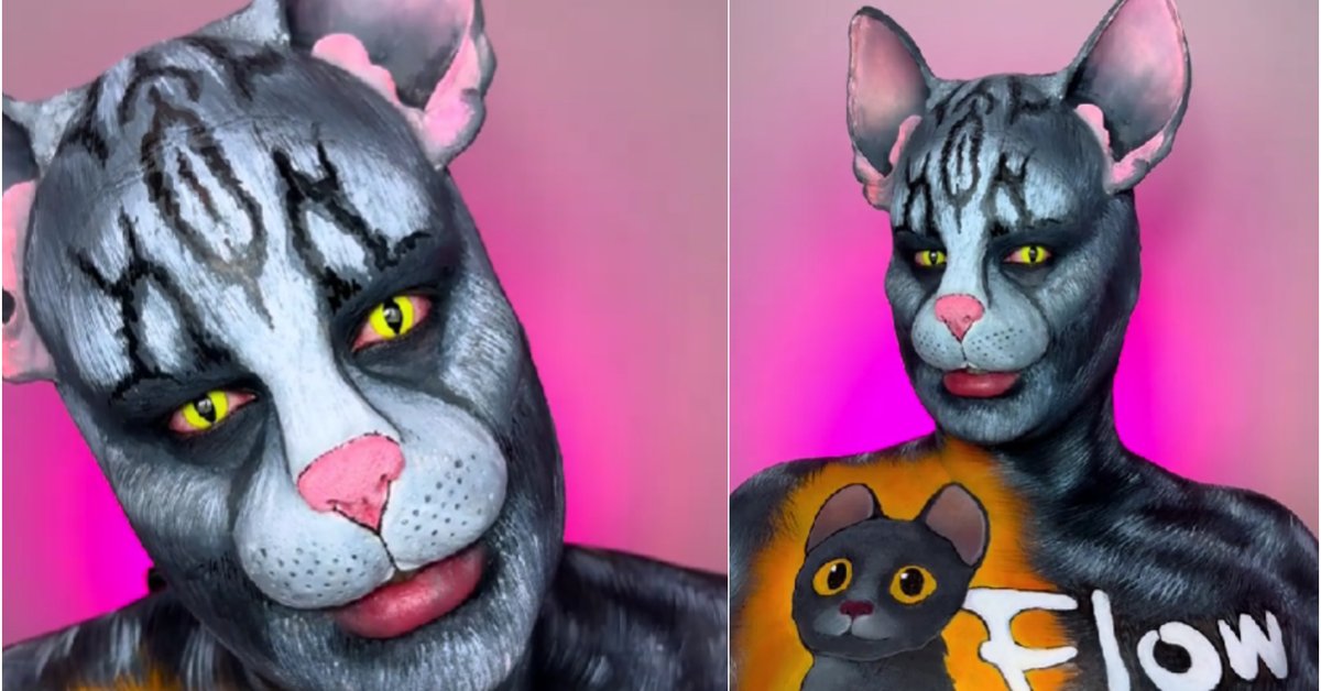 Dragkvīns Amuna Davis, "Straumes" panākumu iedvesmots, pārtapis par kaķi