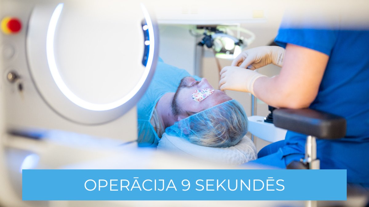 Akcijas piedāvājums redzes lāzerkorekcijai – 950 eiro abām acīm