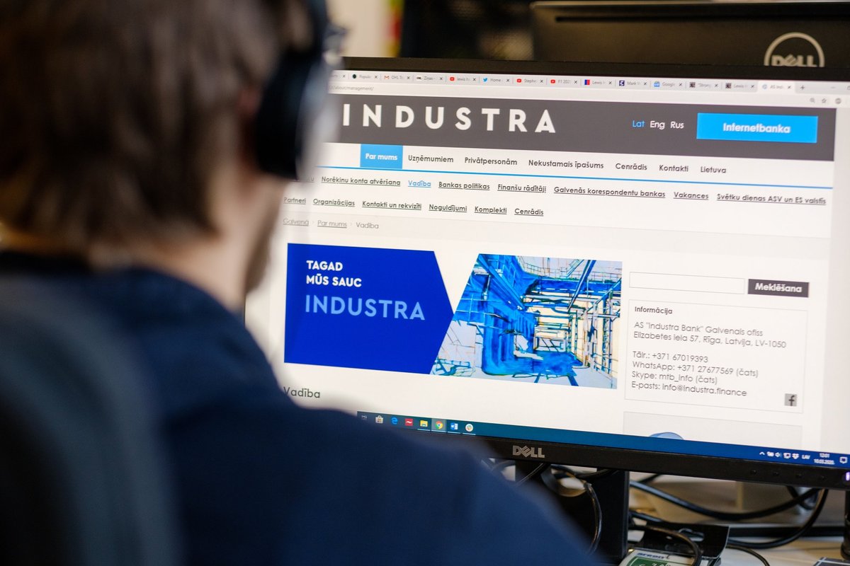 'Industra Bank' internetbanka piedzīvo kiberuzbrukumu