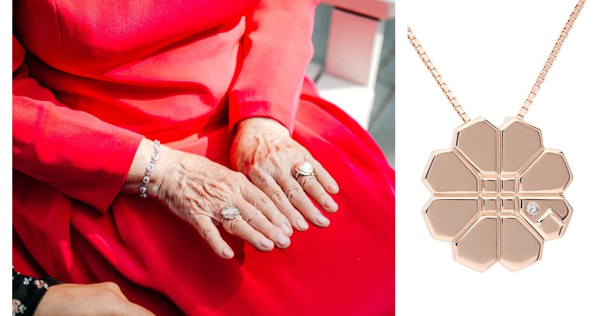 Foto: Vaira Vīķe-Freiberga radījusi dizainu krāšņai rotu kolekcijai