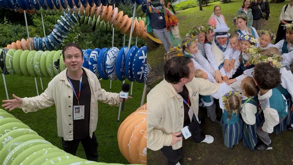 Latvijas vardes un frikadeļu zupa. Bāliņš Dziesmusvētku reportāžā no ...