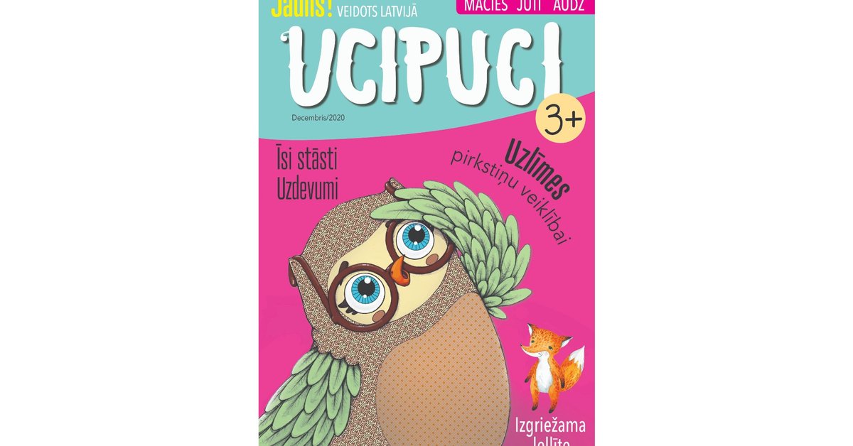 Iznācis rakstnieces Zanes Zustas žurnāls bērniem 'Ucipuci'