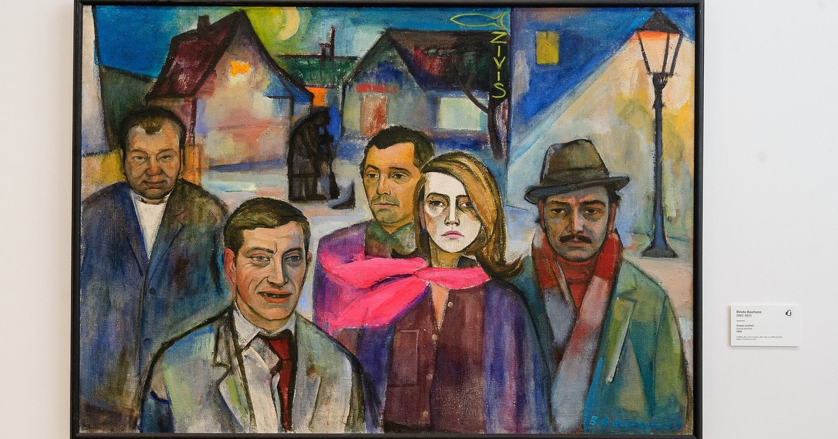 Vienas gleznas stāsts. Biruta Baumane 'Grupas portrets'