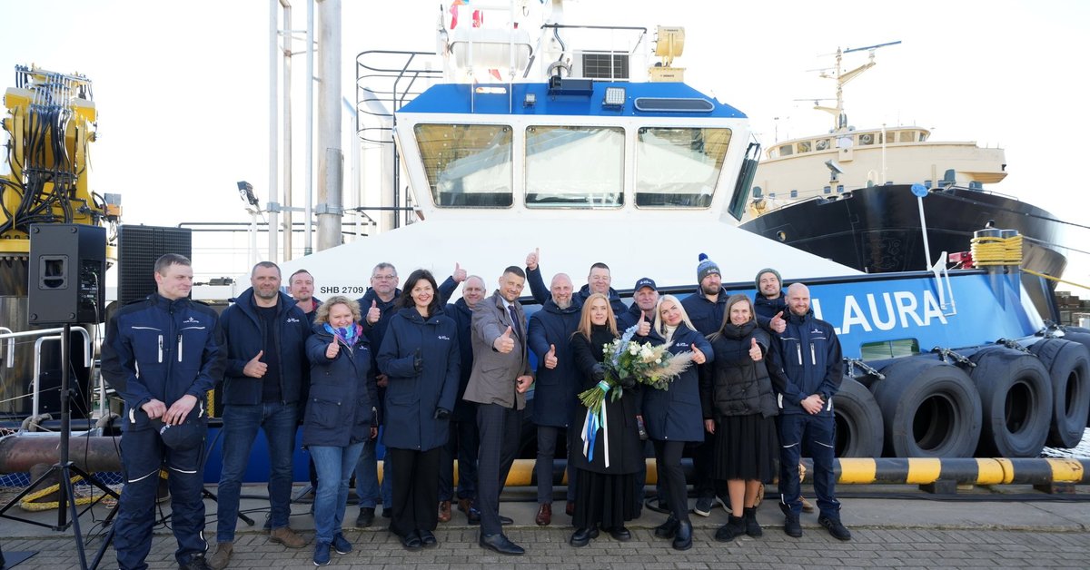 LVR Flote jauns daudzfunkcionāls ledus klases kuģis LAURA