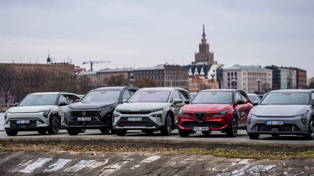 Pēc 10 gadus pauzes "Latvijas Gada auto" pretendenti atgriežas uz AB dambja