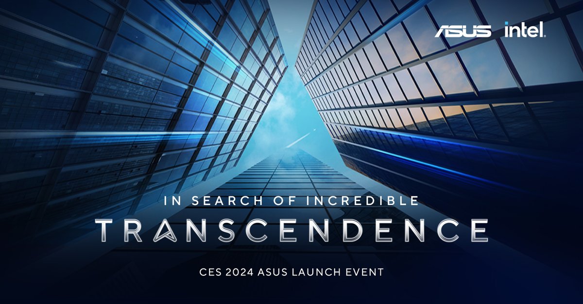 ASUS CES 2024 atklāšanas pasākums 'In Search of Incredible: Transcendence'