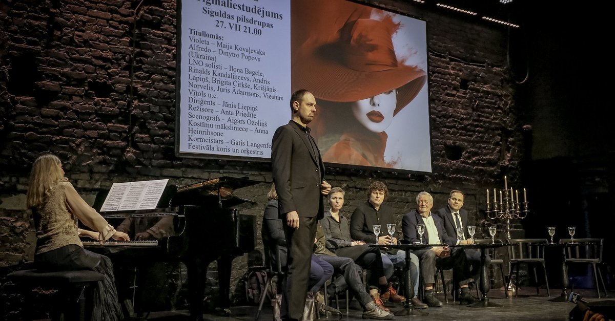 Izziņo Siguldas operas svētku programmu; centrālais notikums ...
