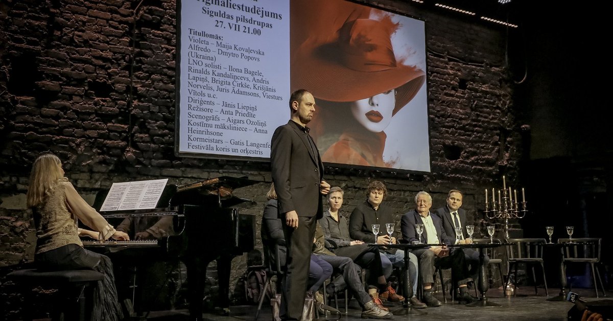 Izziņo Siguldas operas svētku programmu; centrālais notikums ...