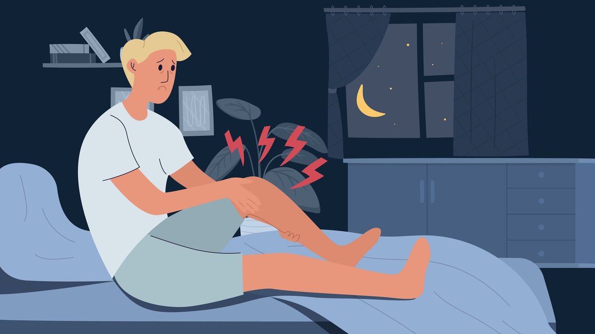 Kāpēc naktīs kājā mēdz iemesties krampis