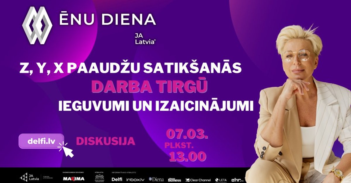 Diskusija: Z, Y un X paaudžu satikšanās darba tirgū. Ieguvumi un ...