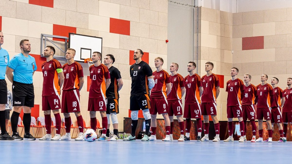 Latvijas telpu futbolisti gatavi turnīram mājās – nosaukts sastāvs ...