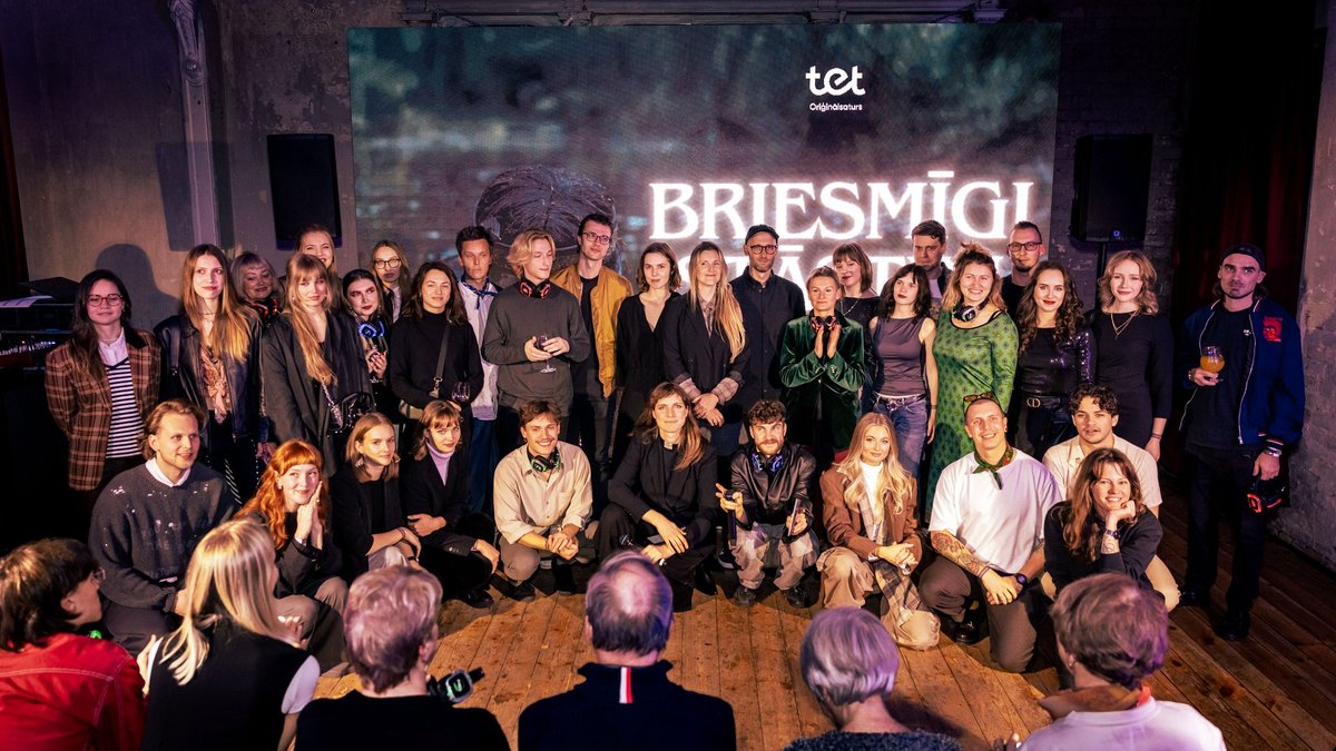 Foto: Lietuvēna un Vadātāja klātbūtnē notikusi seriāla "Briesmīgi ...
