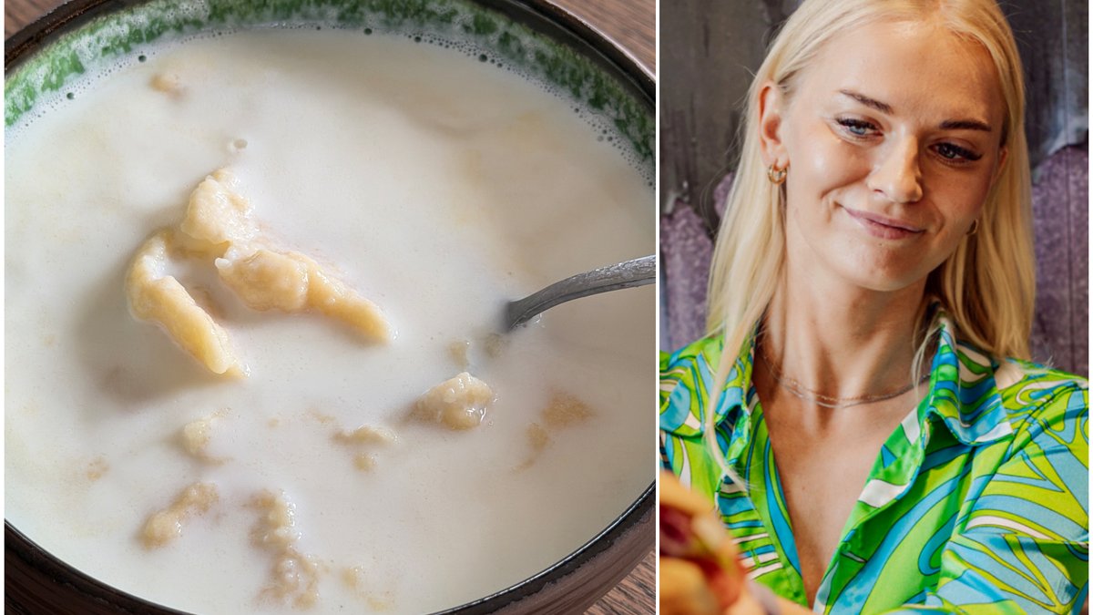 Bērnības garša – piena klimpu zupa