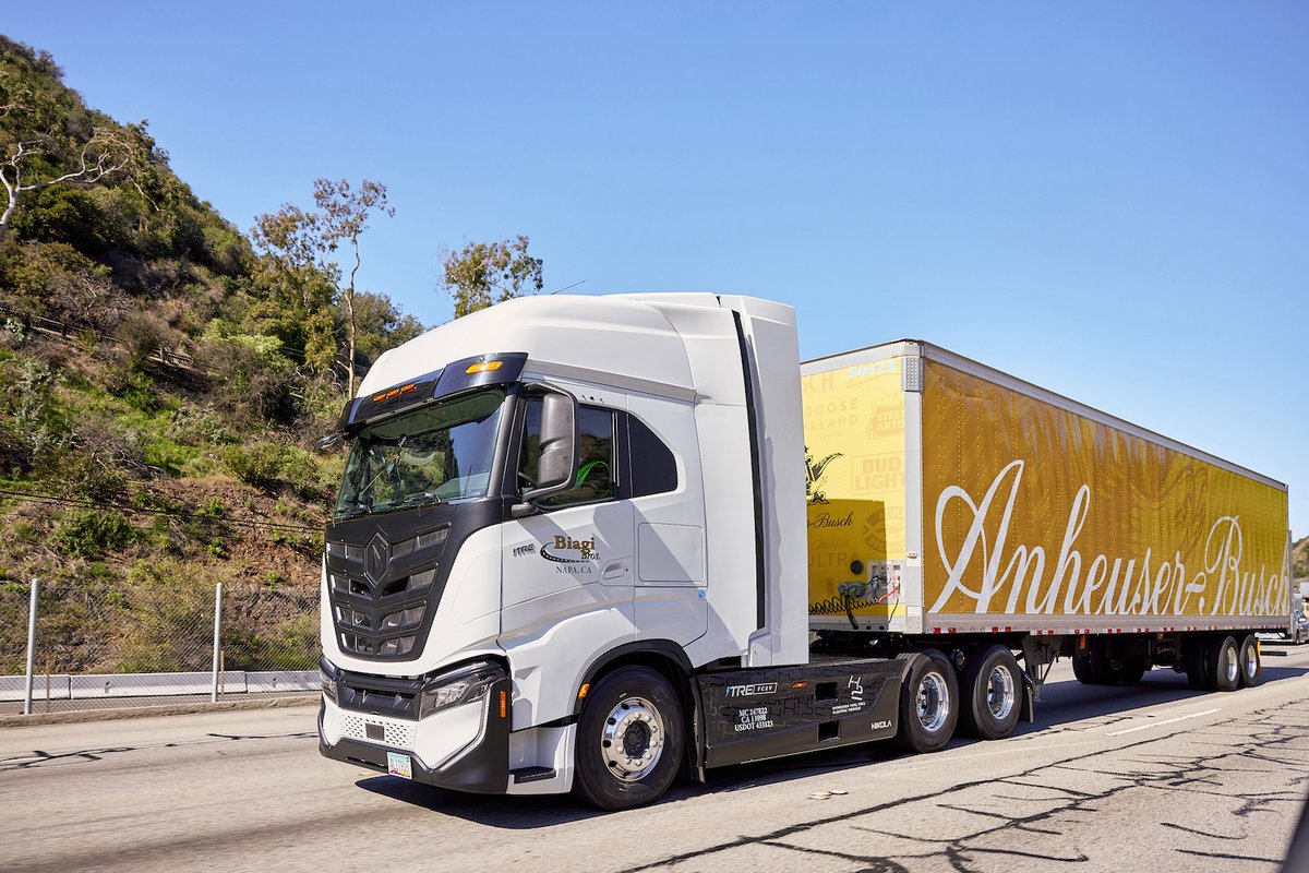 'Nikola' elektriskais kravas auto ar 500 km sniedzamību nonācis Eiropas ...