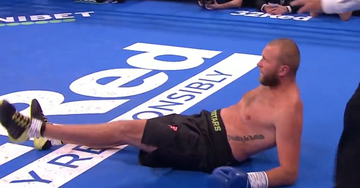 Video: Latvijas bokseris Bulmeistars cīņā Anglijā pāris sekunžu laikā ...