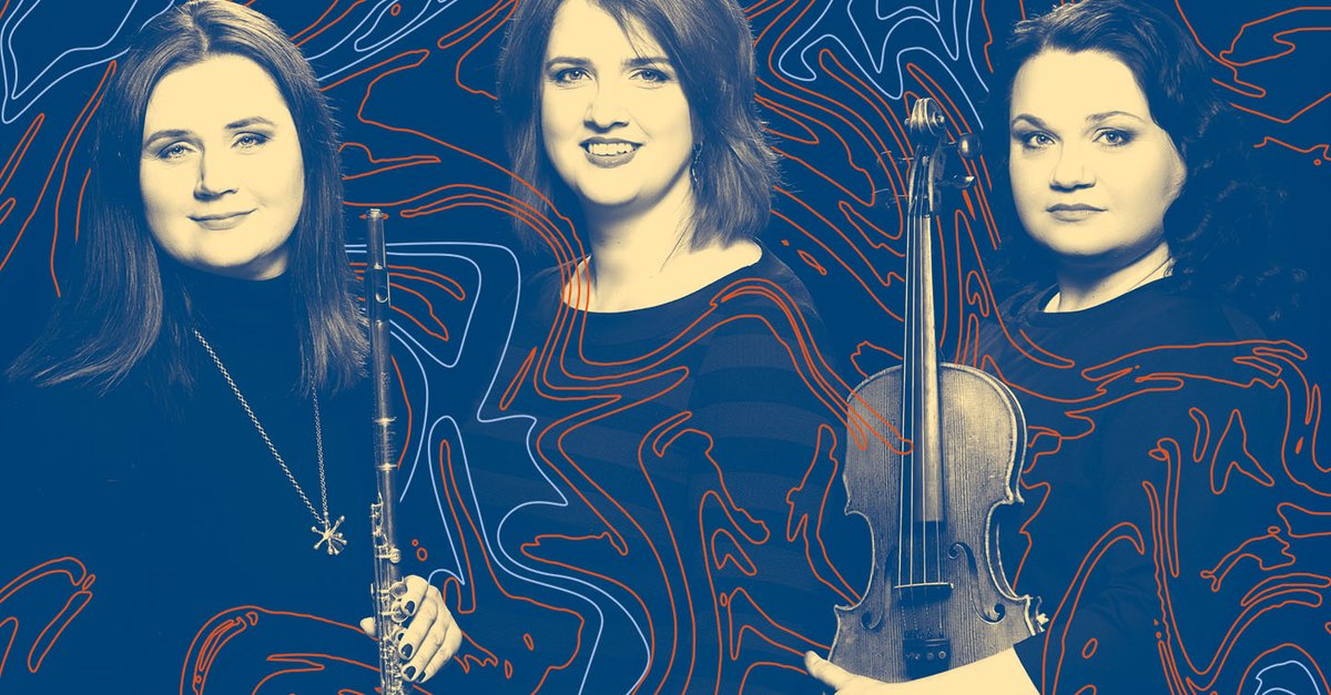 LNSO kamermūzika un ebru māksla – Lielo ģildi pieskandinās 'NYX Trio'