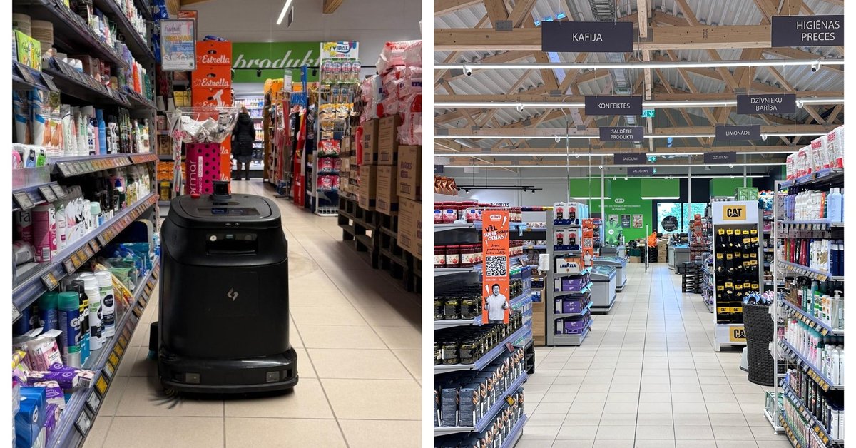 "Elvi" "pieņem darbā" robotus – apkopējus